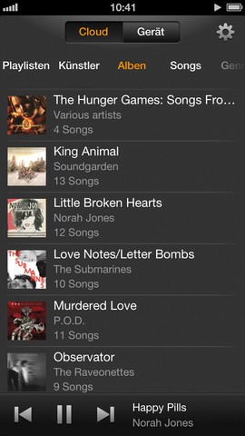 Amazon Cloud Player für Android und iOS