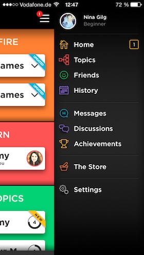 QuizUp - Teste dein Wissen gegen den Rest der Welt! - Check-App