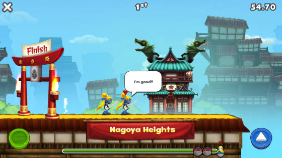 NinJump Dash - Laufe gegen deine Freunde - Check-App