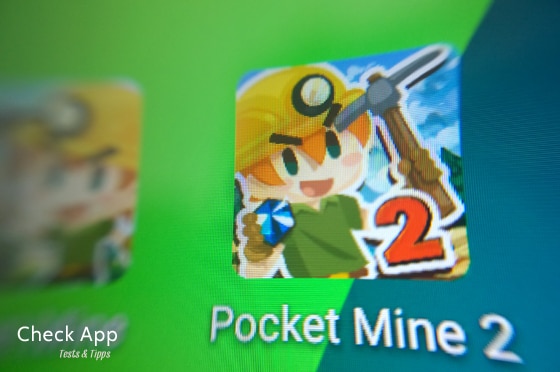 Pocket Mine 2: Bergarcade in Fortsetzung - Check-App