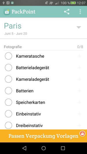 Ab in den Urlaub mit der PackPoint Kofferpack-App - Check-App