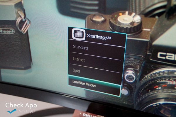 Philips 278E Curved-LCD mit extrabreitem Farbraum - Check-App