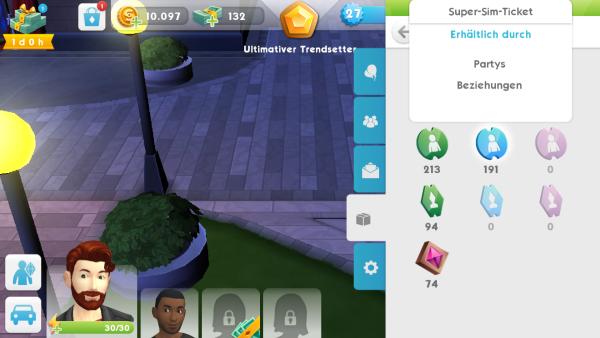 Sims Mobile: Zweiten Sim erstellen kostet zwei Super Sim Tickets ...