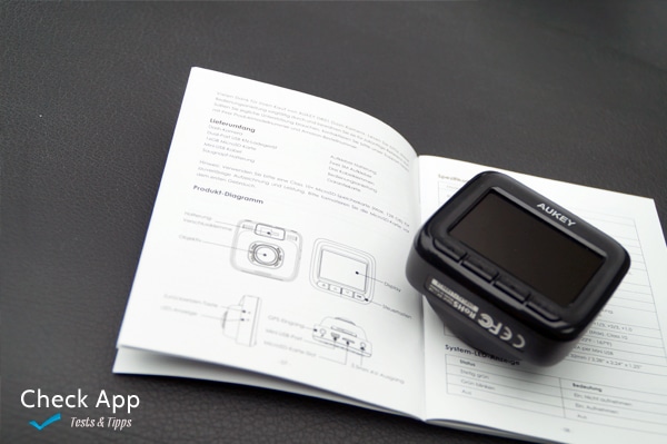 Immer sicher unterwegs mit der Dashcam von Aukey - Check-App