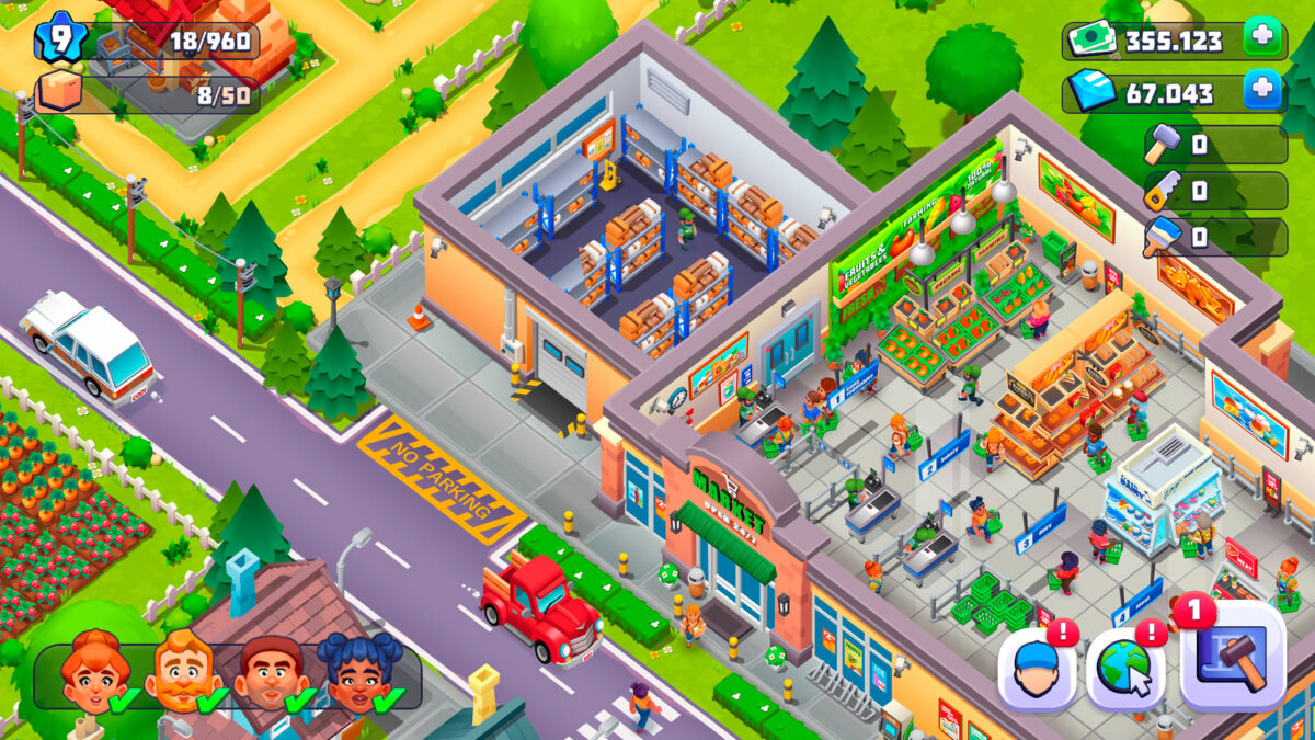 Supermarket Village - Farm Town App von Codigames - Check-App