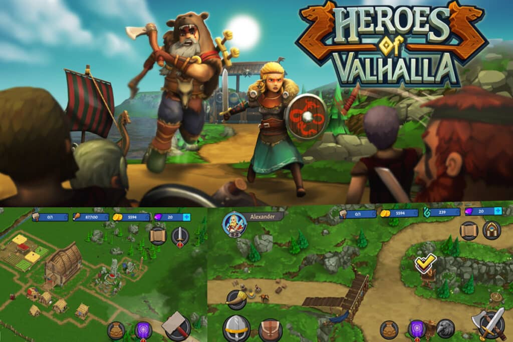Heroes of Valhalla als kostenspiele Spiele-App für Android (Indie-Tipp ...