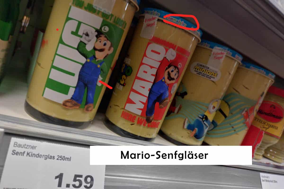 Power up für den Grill: Mit dem Mario und Luigi Senfglas von Bautzner ...
