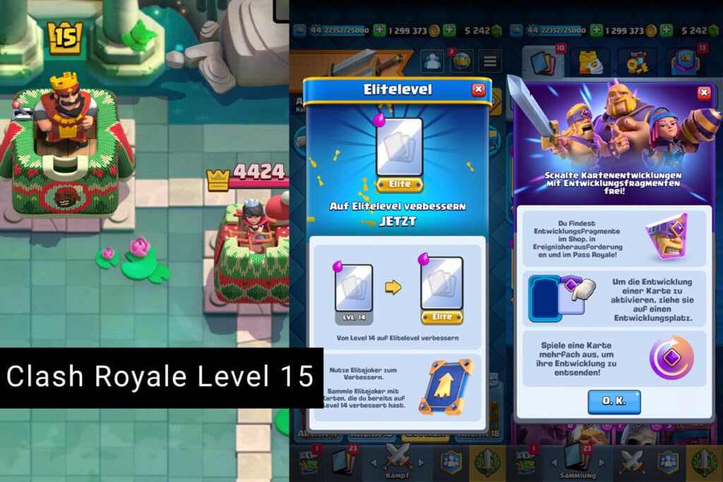 So erreichst du Elitelevel 15 bei Clash Royale - Check-App