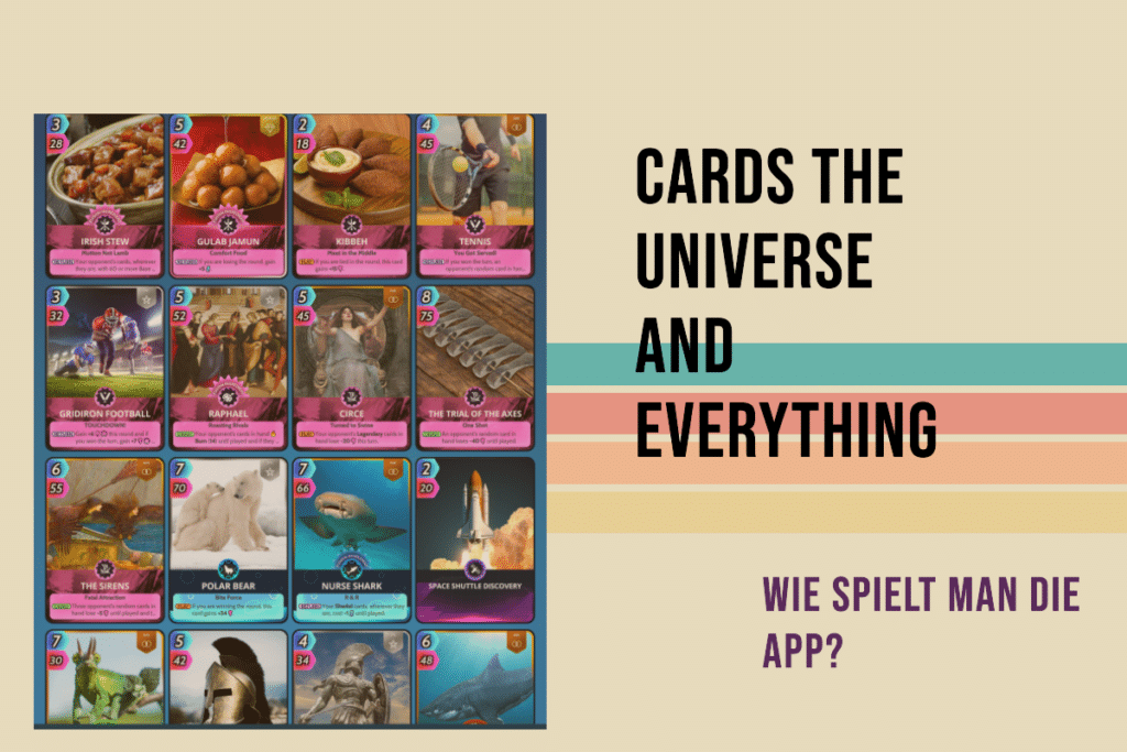 Wie spielt (und gewinnt) man Cards the Universe and Everything? - Check-App