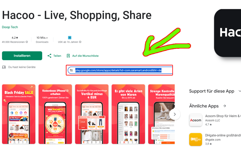 SaraMart heißt Hacoo (sonst ändert sich wirklich nichts) - Check-App