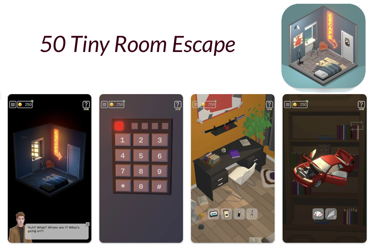 Lösung für 50 Tiny Room Escape - Check-App