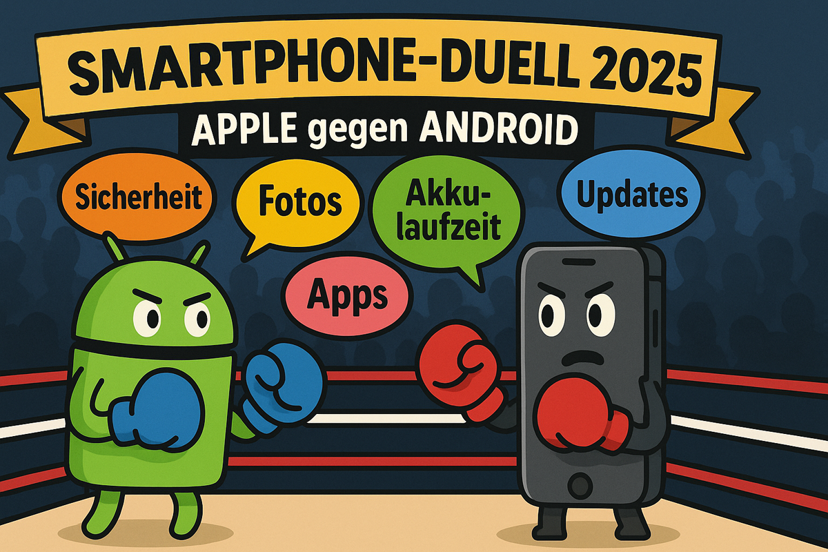 Smartphone-Duell 2025: Apple gegen Android im Praxis-Check - Check-App